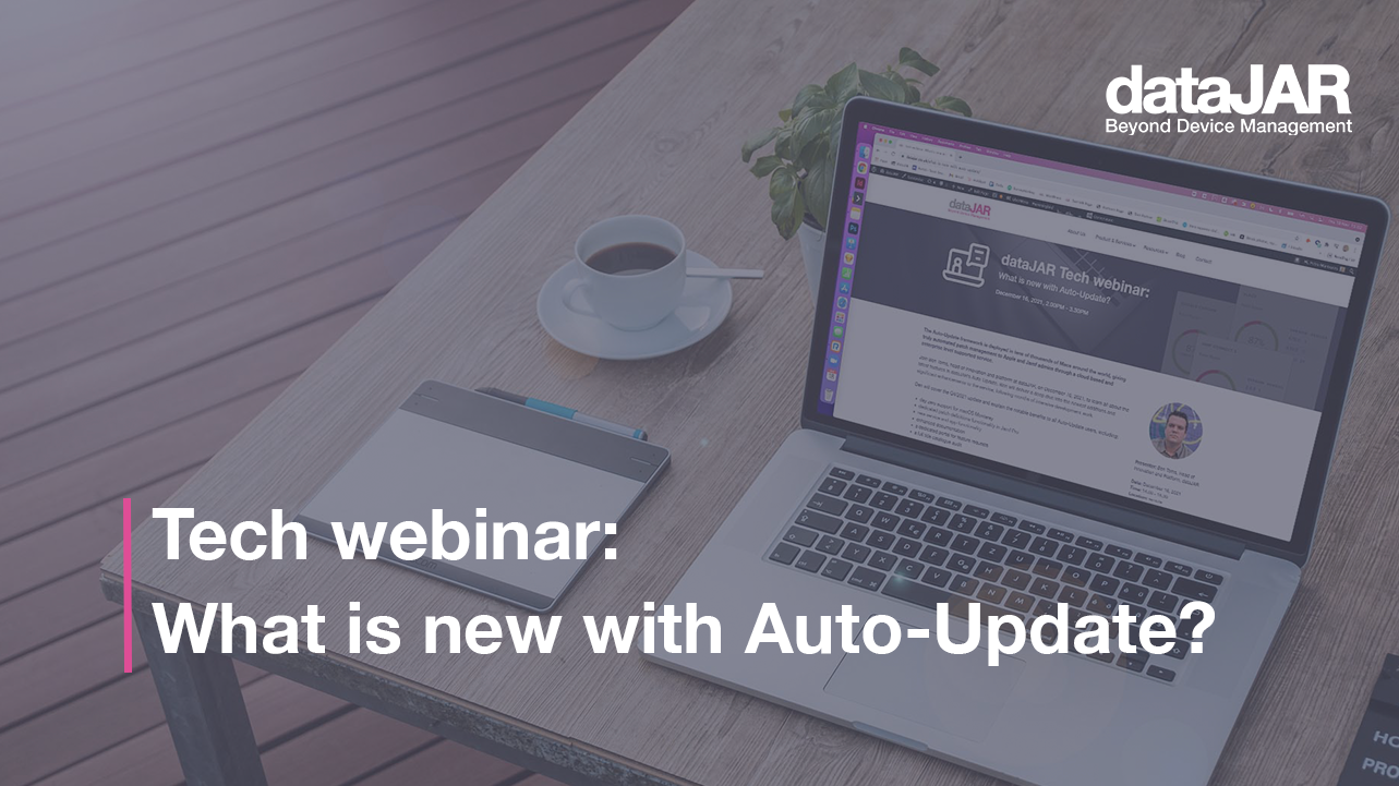 Webinar: What is new with Auto-Update? | dataJAR